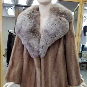 A.J. Ugent Furs | Jackets & Coats | Clearance Emba Mink Fur Jacket With ...